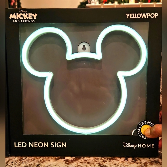 Disney | Accents | Mickey Mouse Led Neon Sign | Poshmark